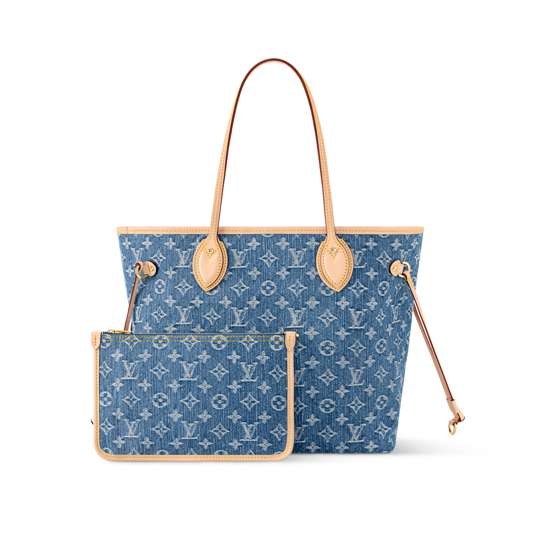 Neverfull MM Monogram Denim - Women Bags | LOUIS VUITTON
